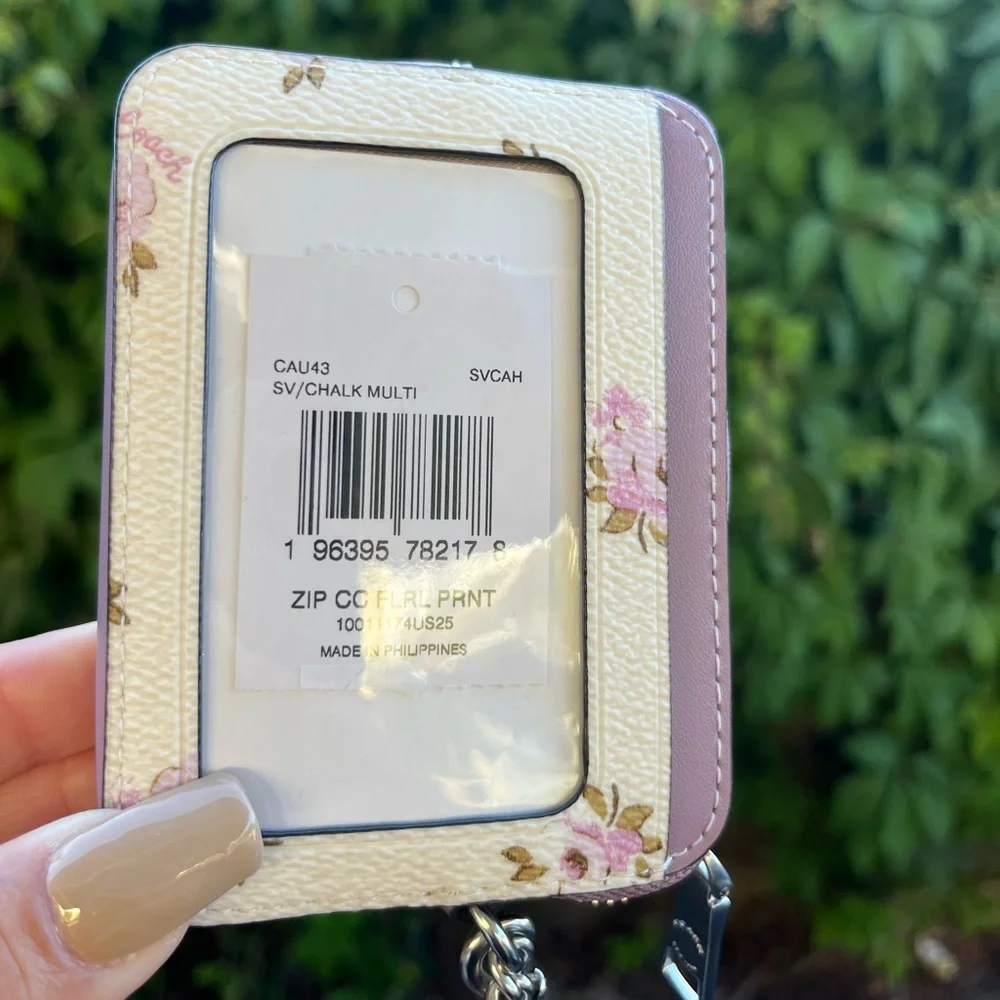 Coach | Bags | Coach Card Case With Floral Printcau43 | Poshmark